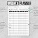 Printable Christian Mens 2-in-1 Daily & Weekly Planner Best Day by Hour ...