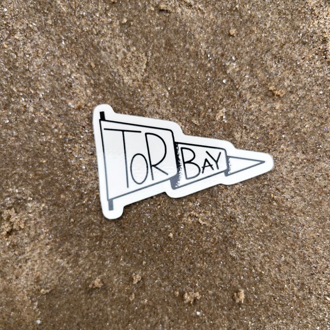 Tor Bay Vinyl Sticker | Gower Beaches Sticker #9 | Swansea & Wales ...