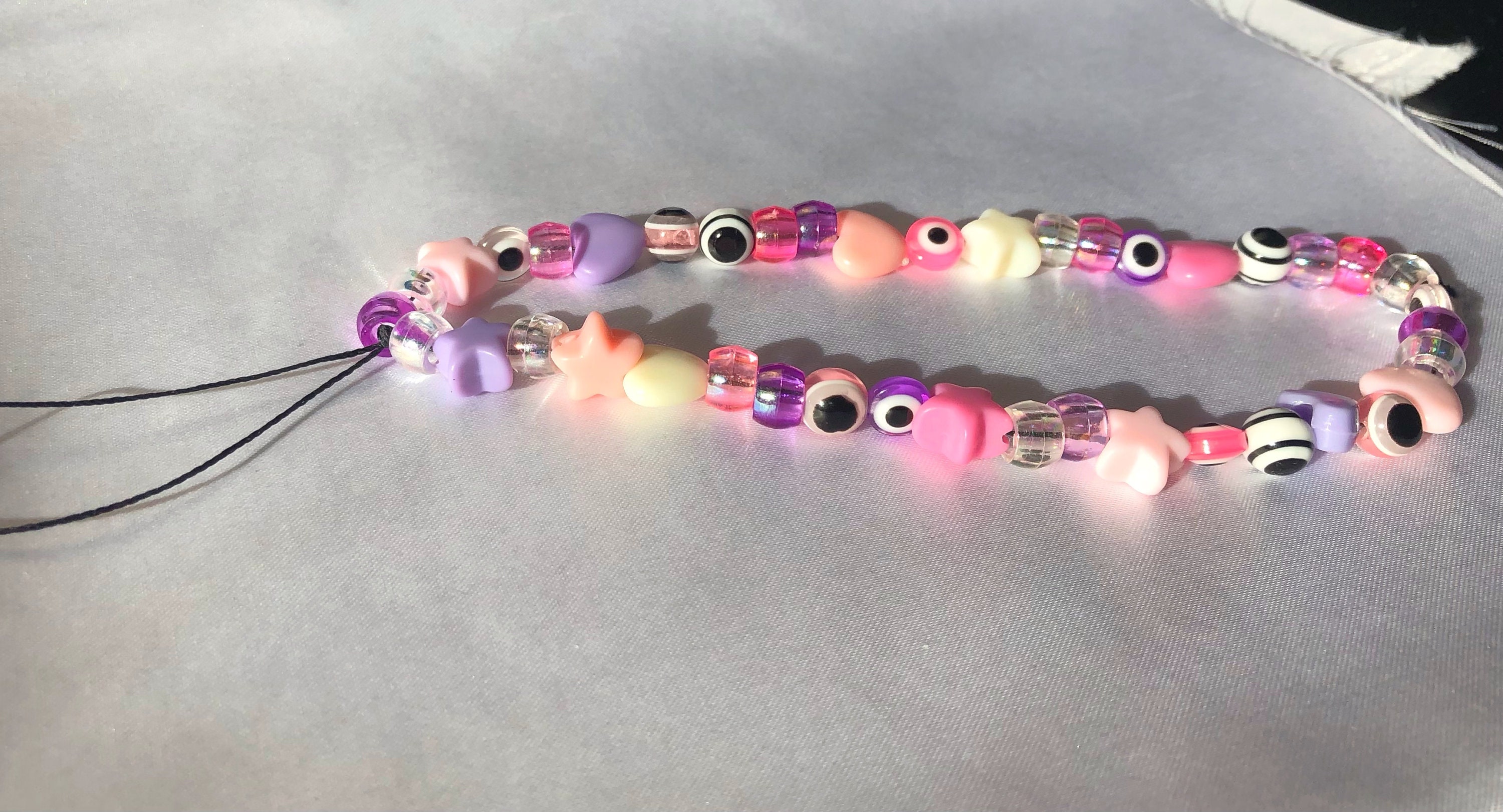 Bubblegum Beaded Phone Charm Phone Lanyard Phone String Y2K - Etsy