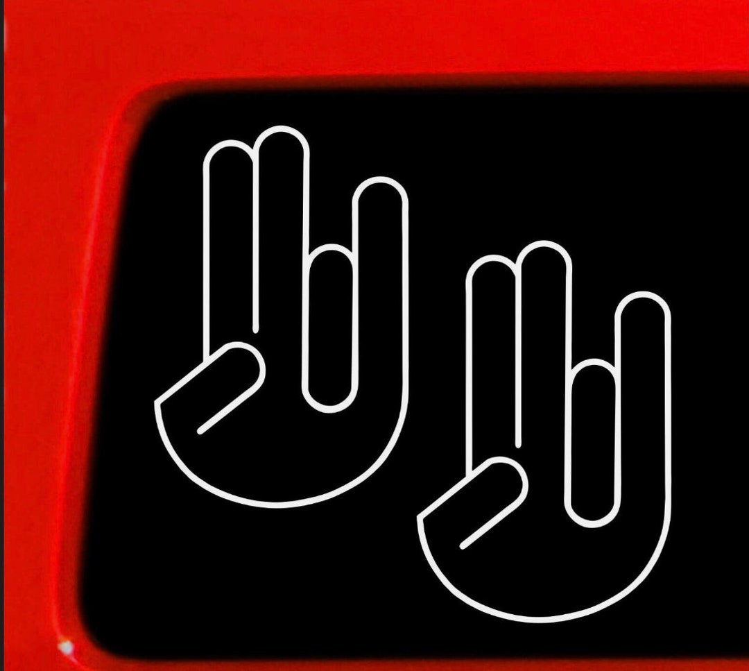 5" Shocker Sticker JDM Pair Set of 2 Racing Import Vinyl Decal Bumper ...