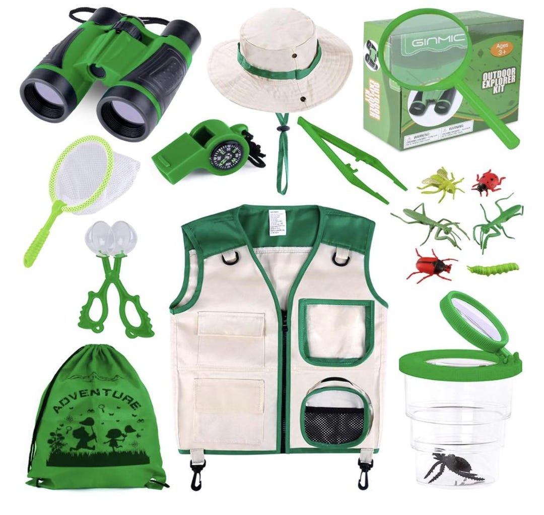 16 PCS Outdoor Adventure Set With Binoculars, Safari Camping ...