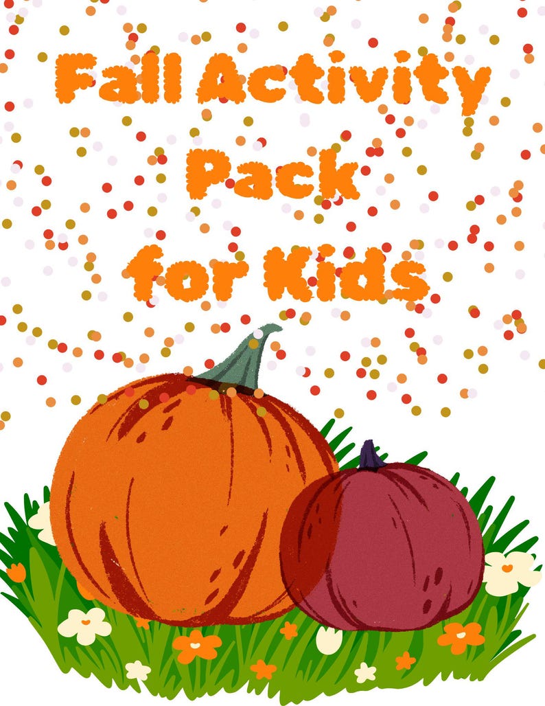 Printable Fall Activity Pack for Kids | Autumn Coloring Pages, Maze ...