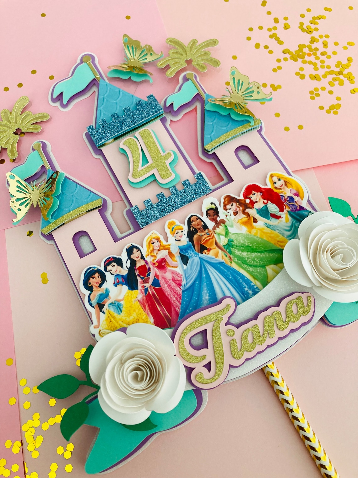 Princess Cake Topper - Etsy