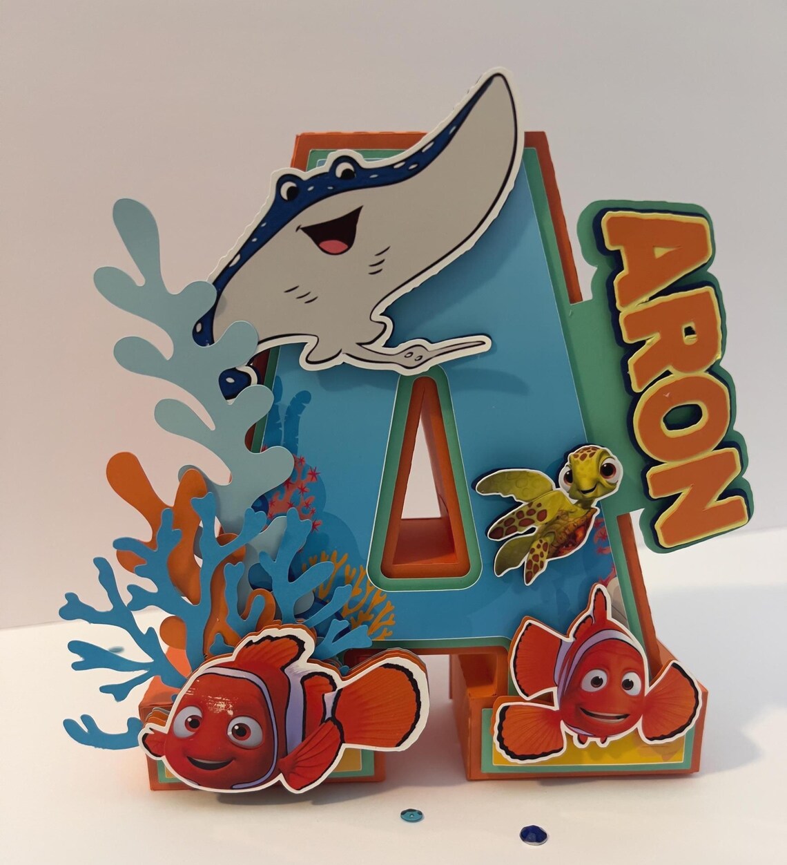 Finding Nemo 3d Letter , Finding Nemo Party Decor - Etsy