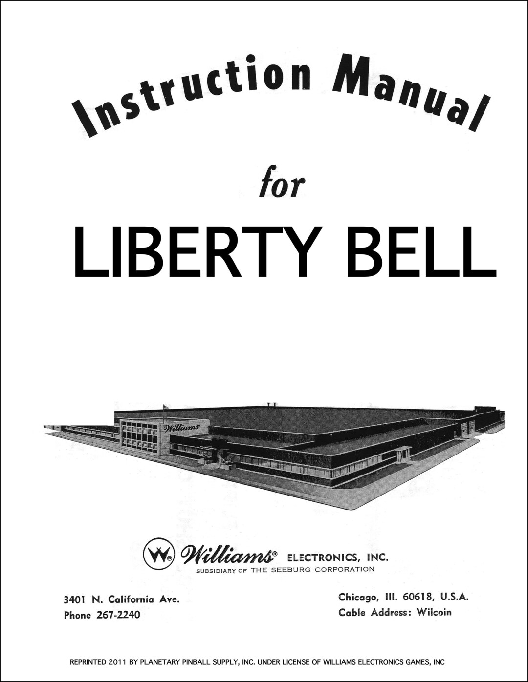 Liberty Bell Pinball Amusement Arcade Machine COMPLETE Operation ...