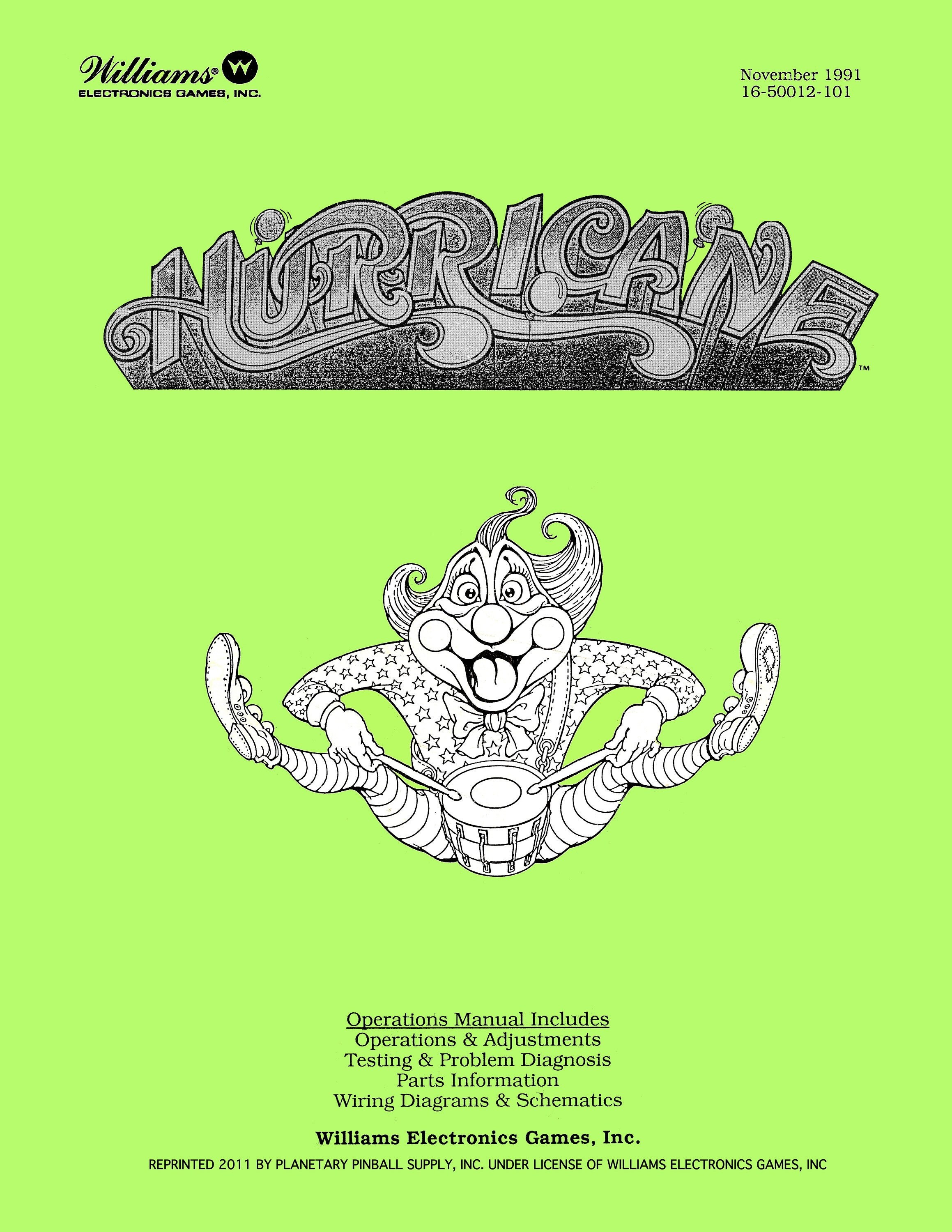 Hurricane Pinball Amusement Arcade Machine COMPLETE - Etsy