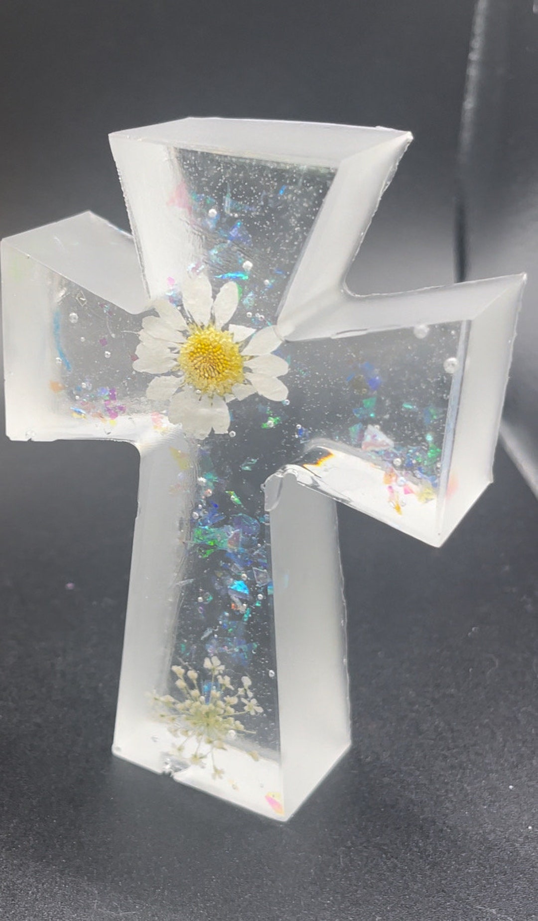 Beautiful Resin Crosses With Real Flowers (set of 3 - 25.00) - Etsy