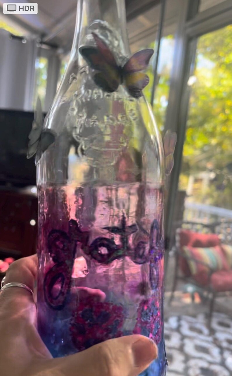 Beautiful Glass Bottle Sets!! - Etsy
