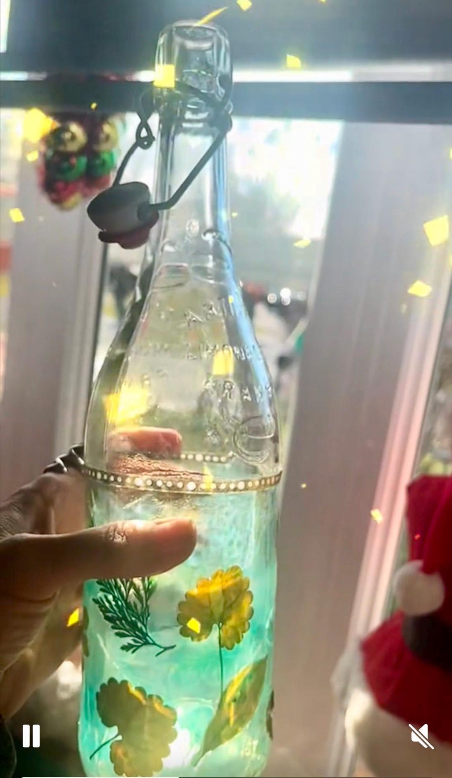 Beautiful Glass Nature Water Bottle!! - Etsy