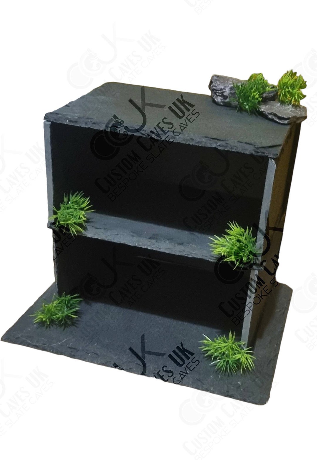 Natural Slate Axolotl Hide , House, 2 Tier, Aqaurium - Etsy