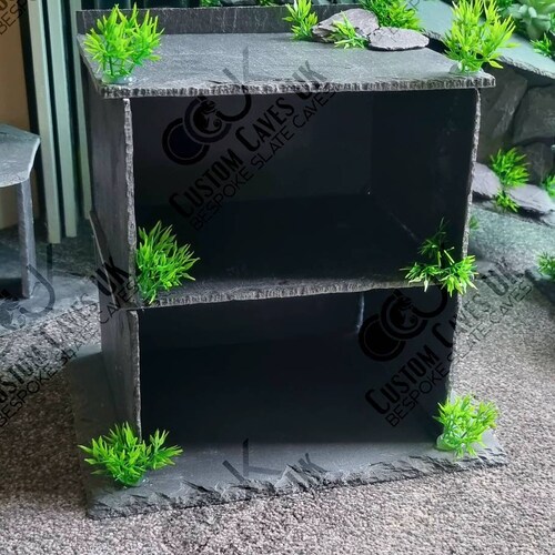 Slate Axolotl Hide Aquarium Reptiles Amphibians. - Etsy UK