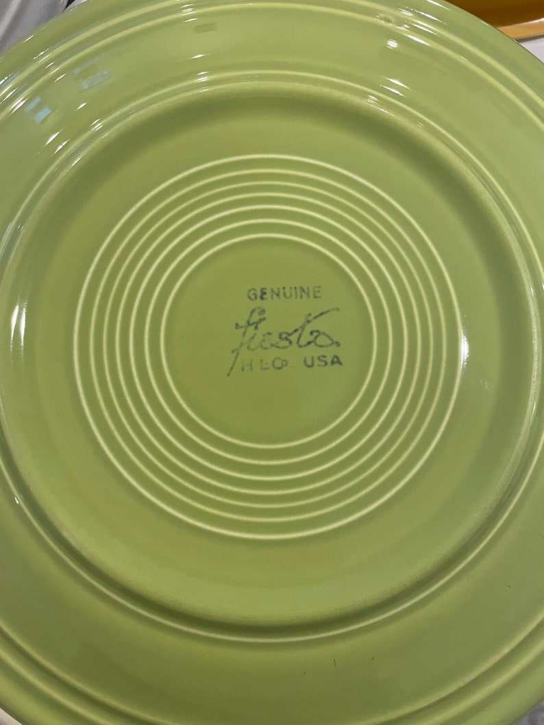 Vintage Fiestaware 9.5” or 10.25” Plates, Pre-1973 Colors - Etsy