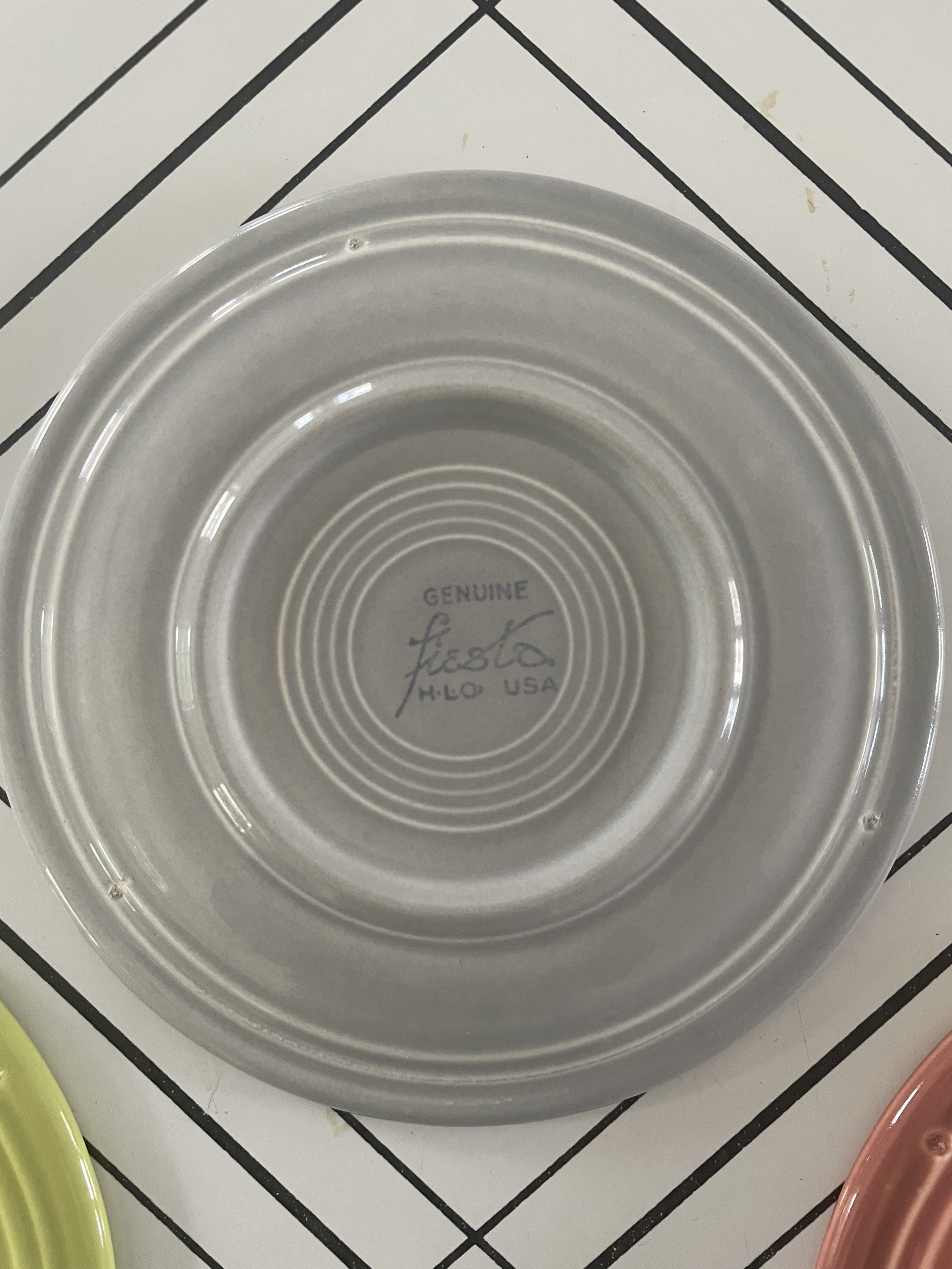 Vintage Fiestaware Salad/dessert Plates - Etsy