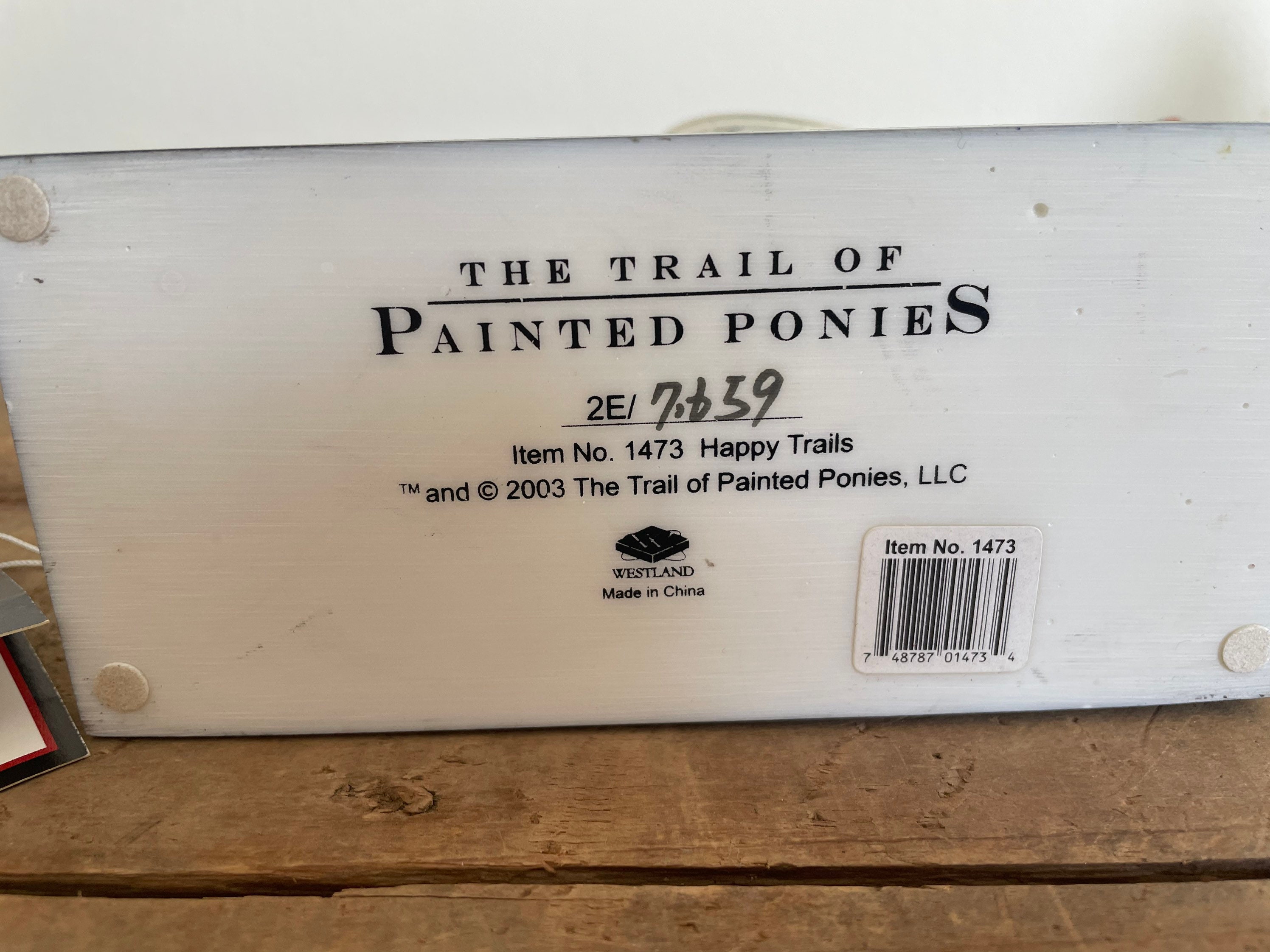 The Trail of Painted Ponies, Happy Trails, Item No. 1473, RETIRED - Etsy