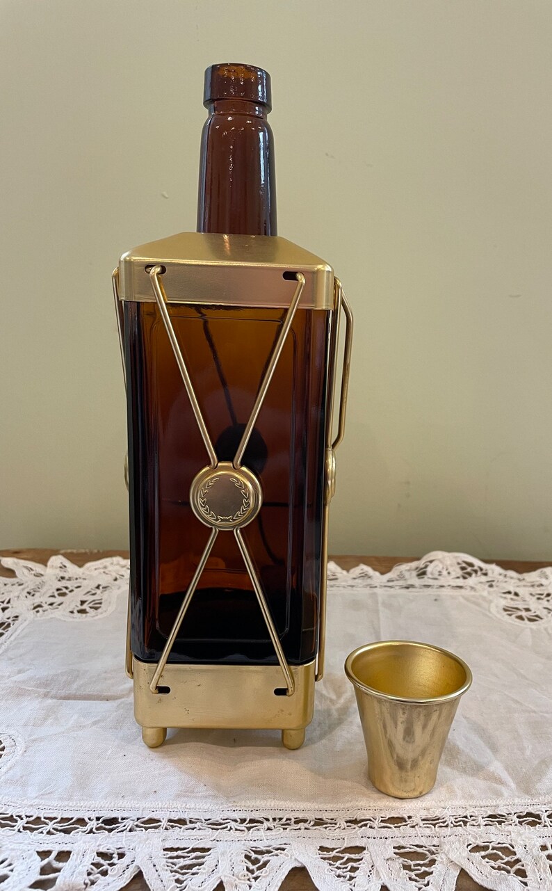 Vintage MCM Lantern Music Box Decanter With Shot Glass - Etsy