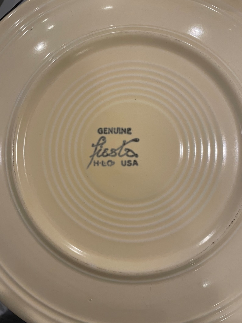 Vintage Fiestaware 9.5” or 10.25” Plates, Pre-1973 Colors - Etsy