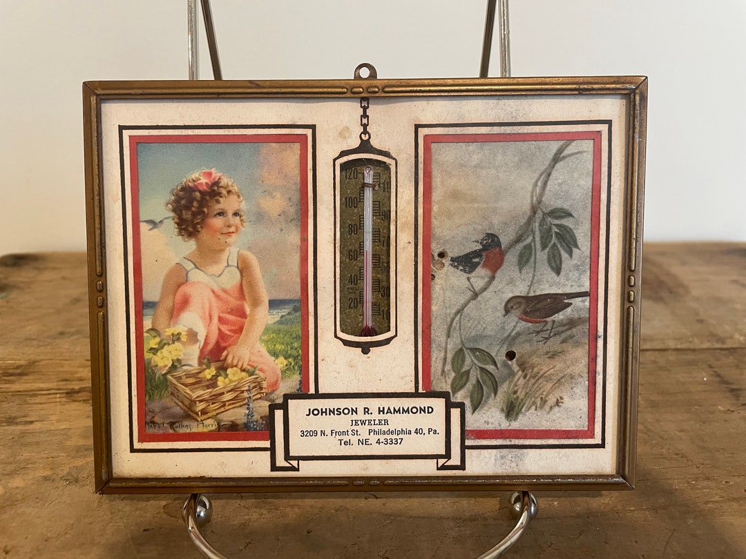 Vintage Advertising Thermometer - Etsy