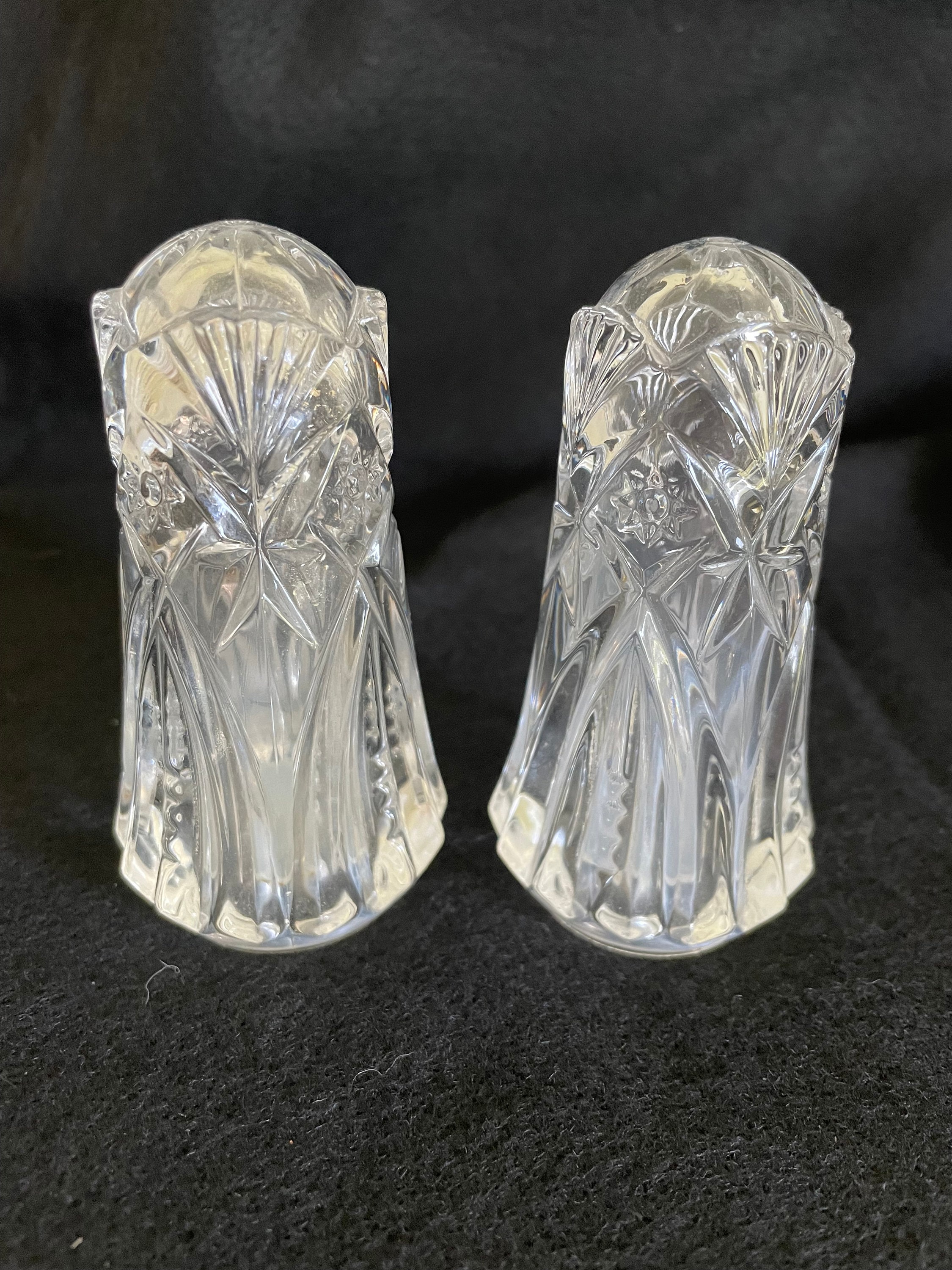 Vintage J. G. Durand France Crystal Salt & Pepper Shakers - Etsy