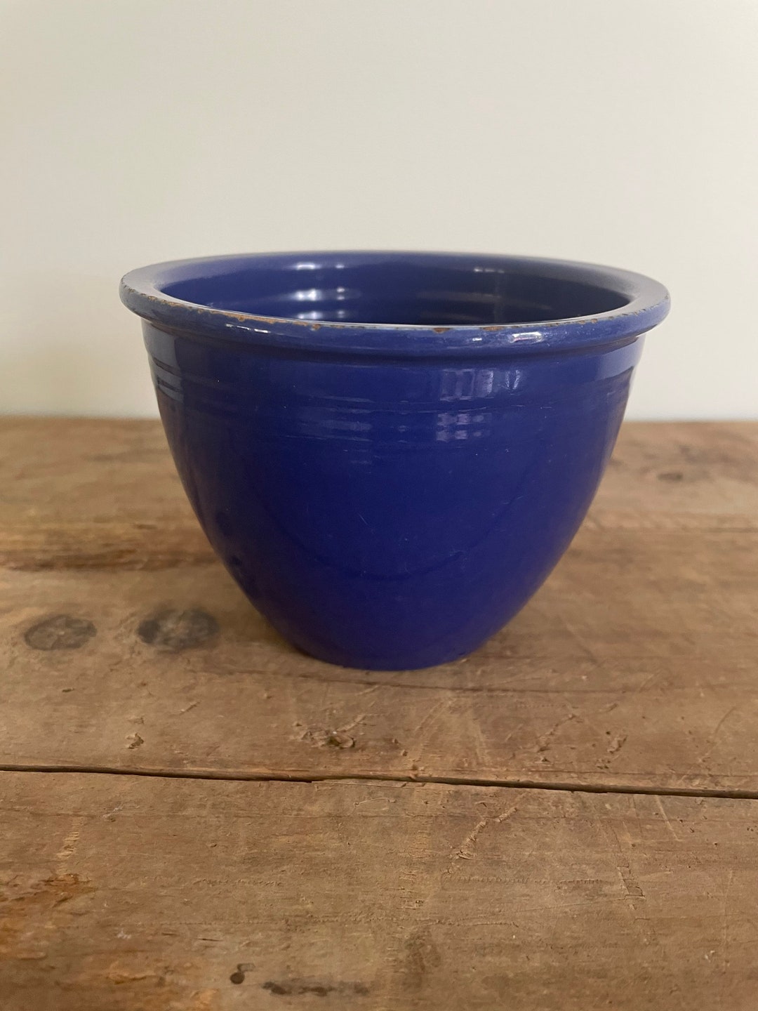 Vintage Fiestaware 1 Mixing Bowl in Cobalt Blue Glaze - Etsy