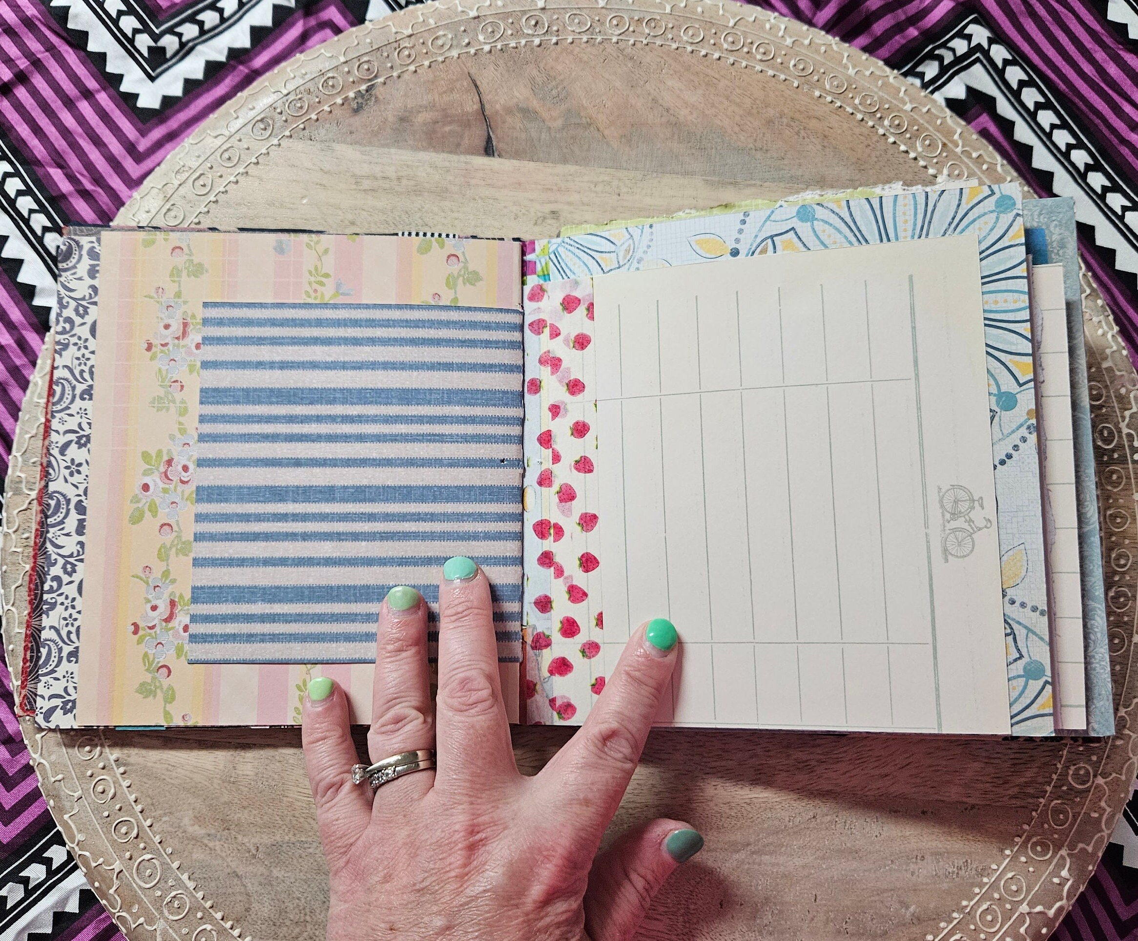 Handmade Lady and the Tramp Junk Journal Made by Hand Disney Journal ...