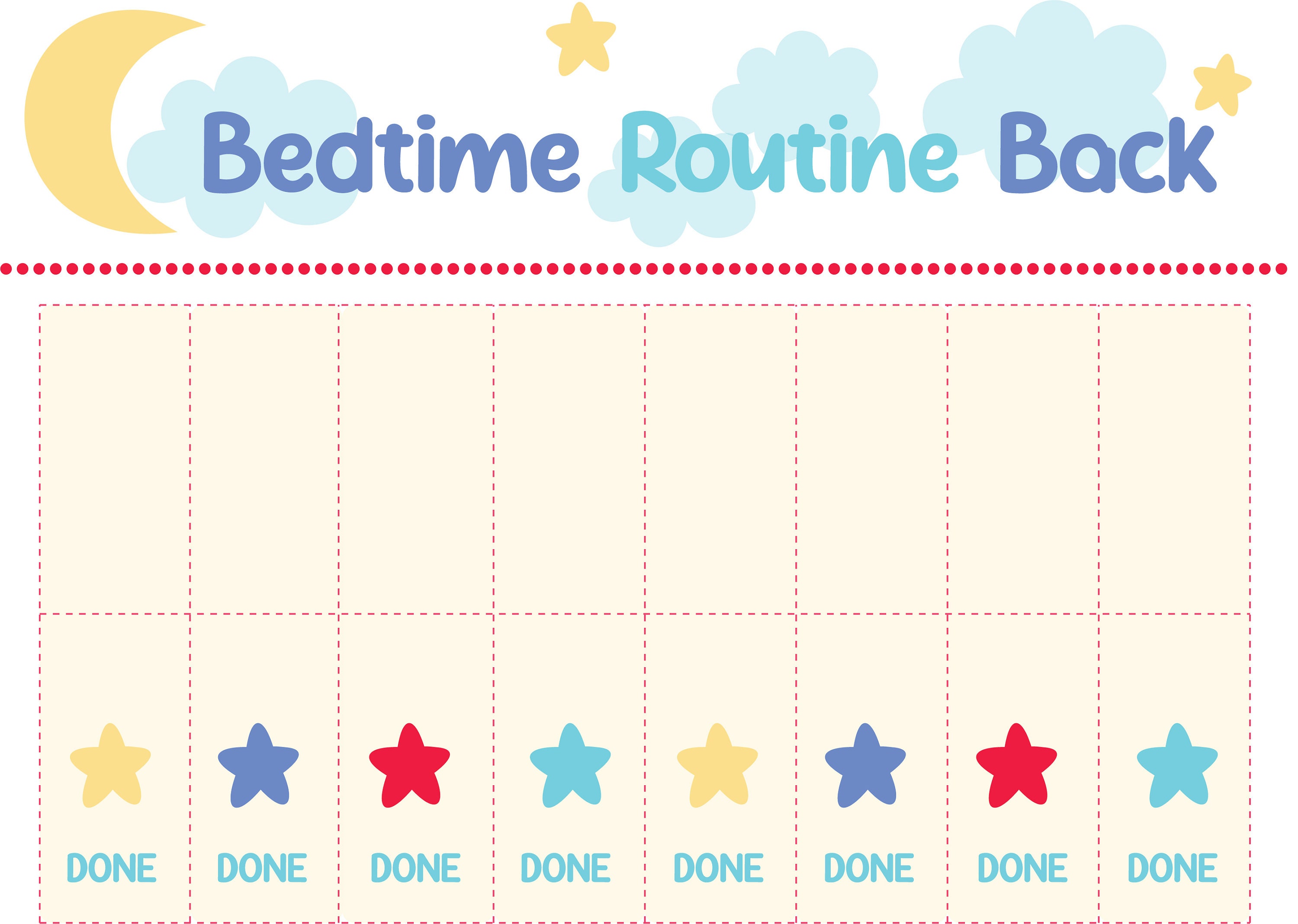 Toddler Morning & Bedtime Routine Chart: Visual Schedule (PDF) - Etsy