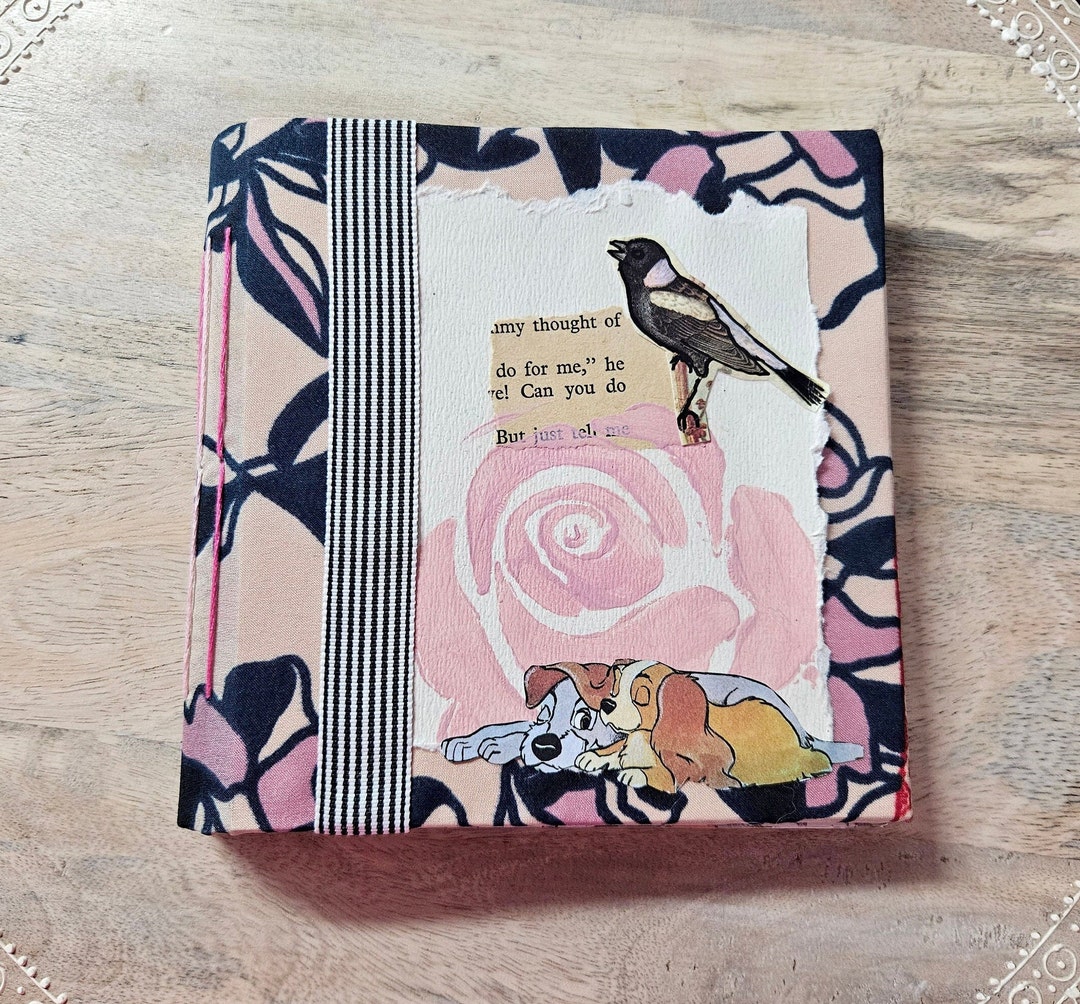 Handmade Lady and the Tramp Junk Journal Made by Hand Disney Journal ...