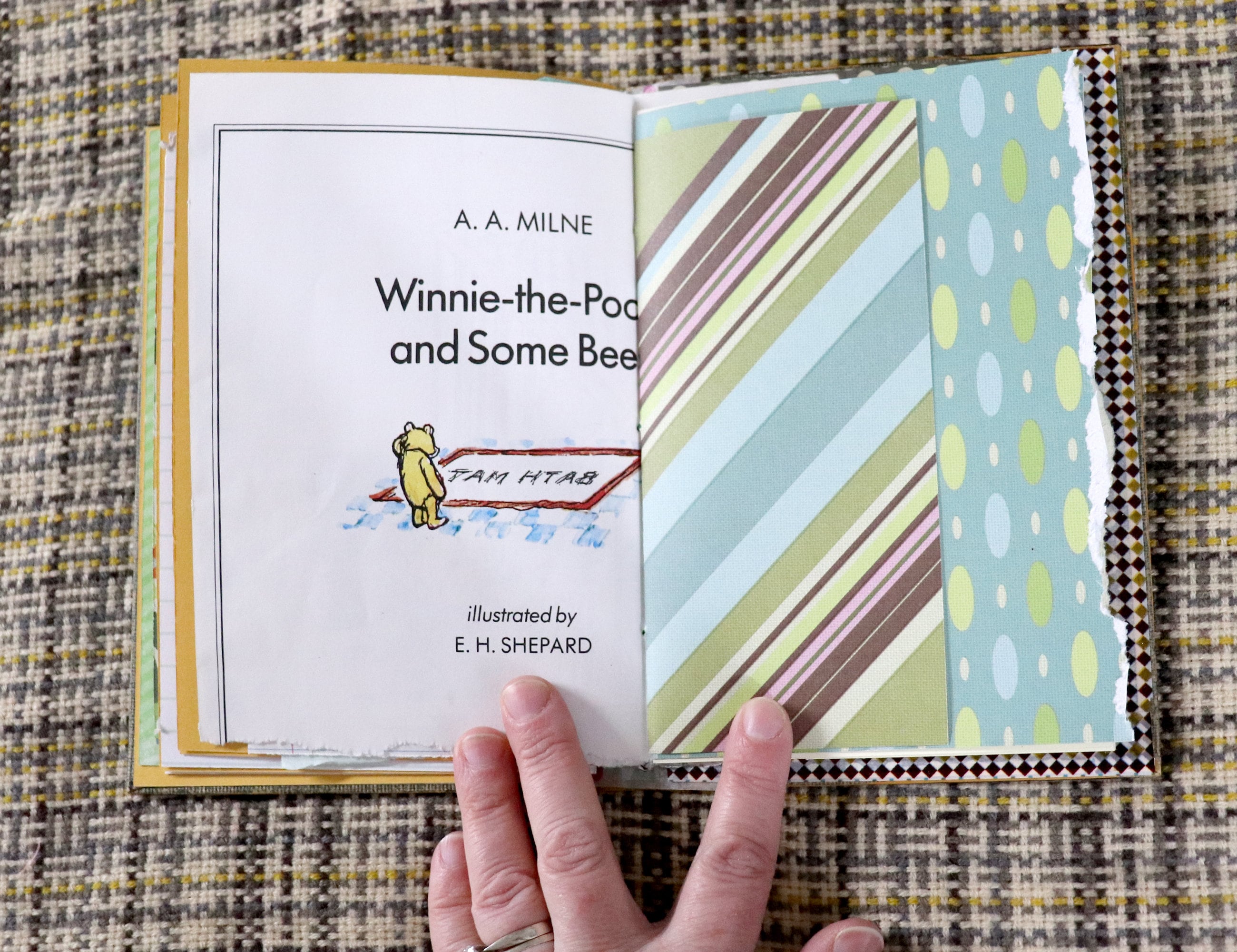 Winnie the Pooh Handmade Journal Children Story Notebook Handmade ...