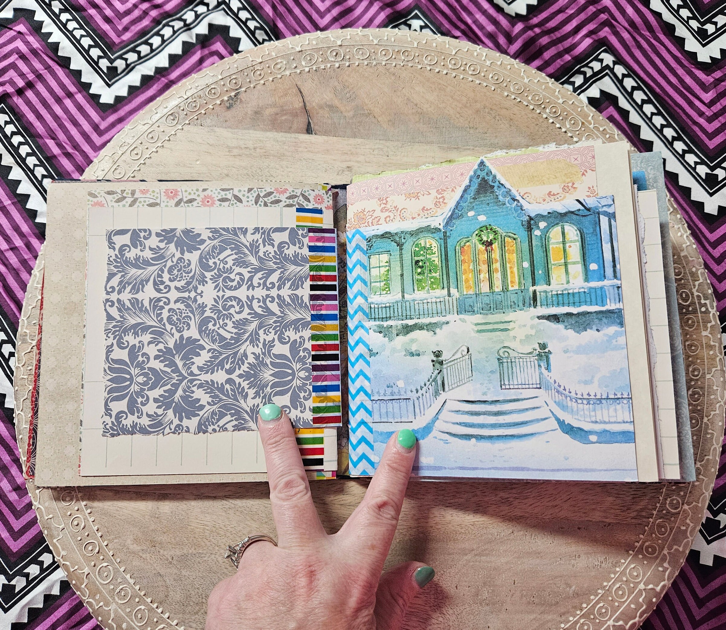 Handmade Lady and the Tramp Junk Journal Made by Hand Disney Journal ...