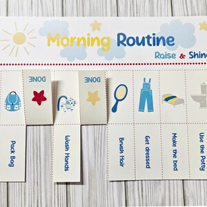 Chore Chart Templates, Kids Daily Routines, School Checklist, Reward ...