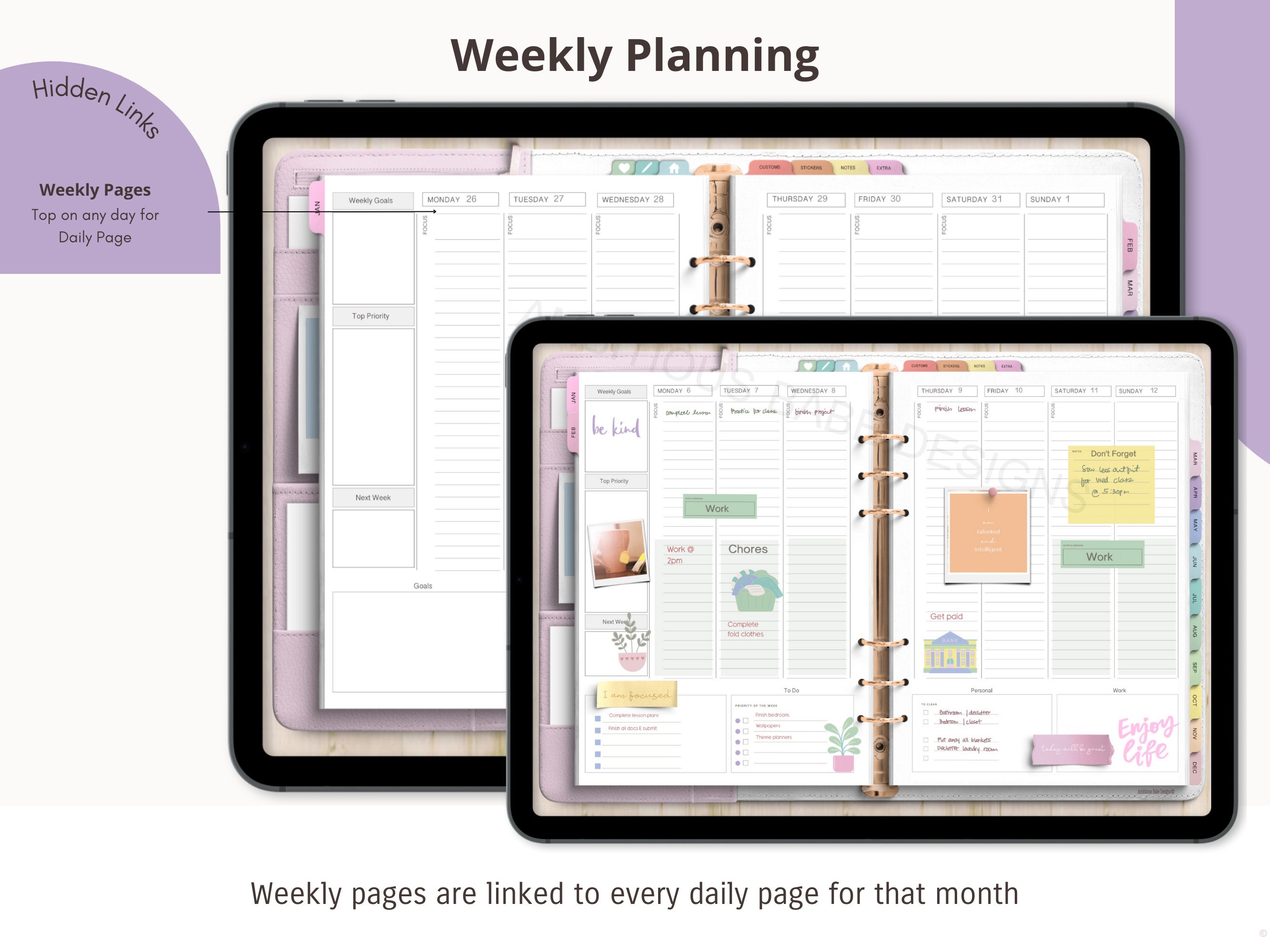 2023 Inspire 2.0 Custom Life Planner, 2023 Pastel Planner, Inspire ...