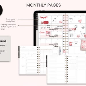 2025 Digital Planner | Dated Digital Planner| Hyperlinked Life Planner ...