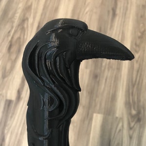 Crow Canehead STL - Etsy