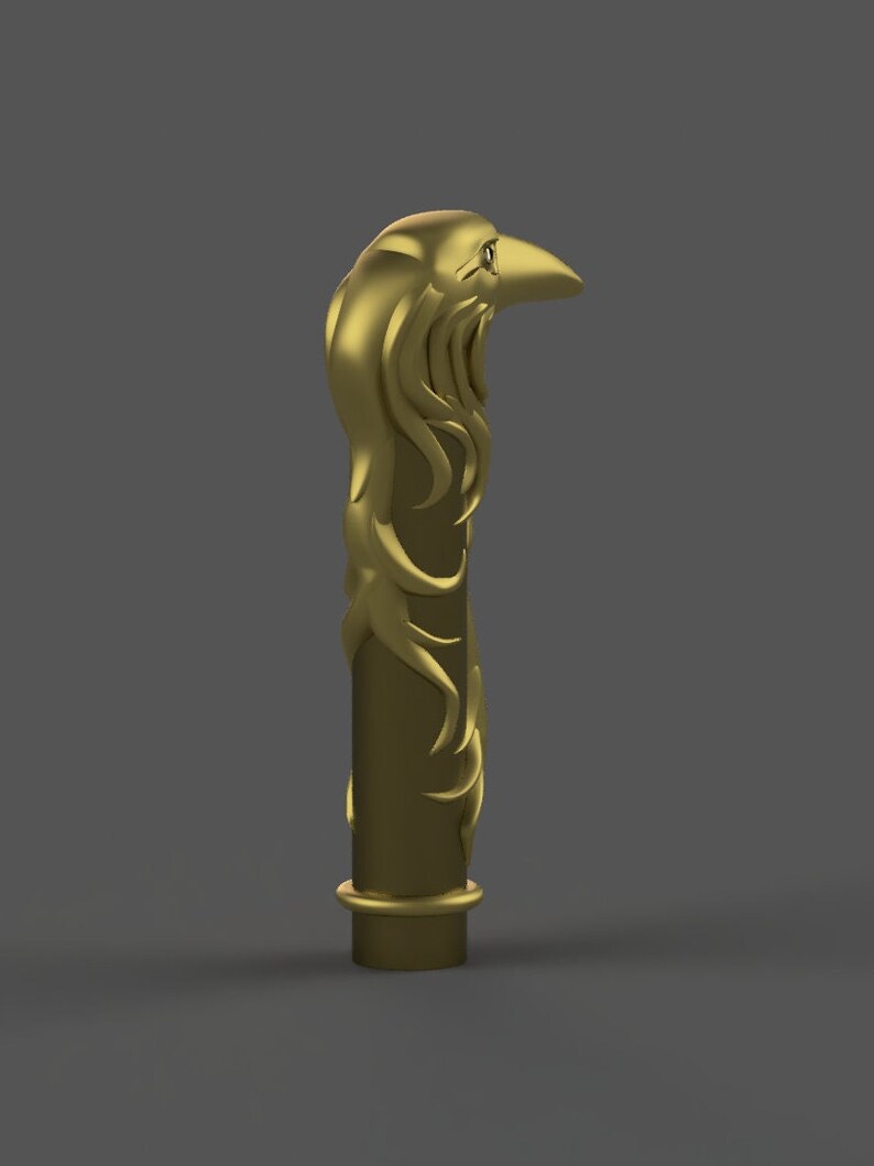 Crow Canehead STL - Etsy