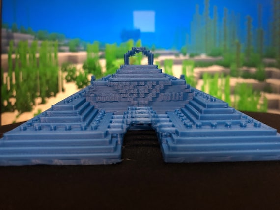 Minecraft Ocean Monument STL | Etsy