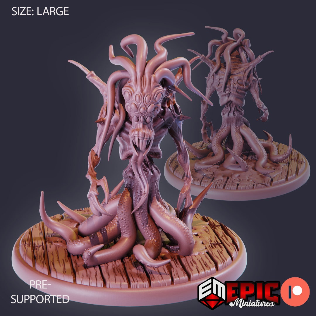 Nug Soth Large Monster 3d Printed D&D Pathfinder Role Playing Tabletop ...