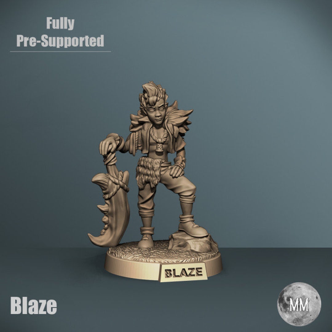 Blaze neverland Lost Boys Premium Gaming Miniature 3d Printed Role ...