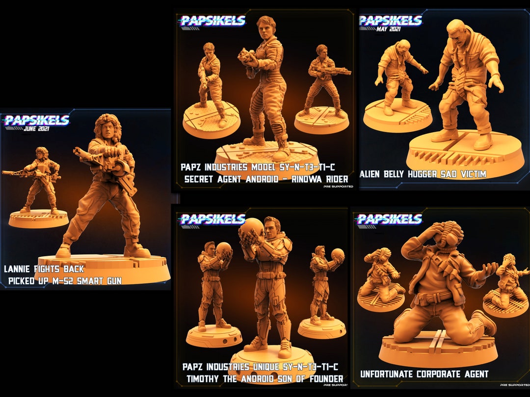 Human Space Crew 2 | Medium NPC | Wargaming | TTRPG | Skirmish ...