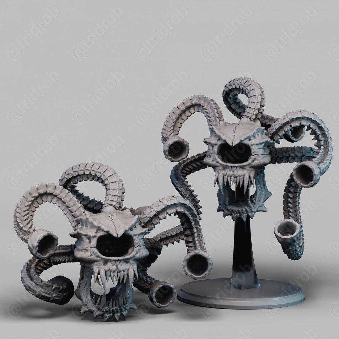 Beholder Death Tyrant 3d Printed Observer Spectator D&D Pathfinder Role ...
