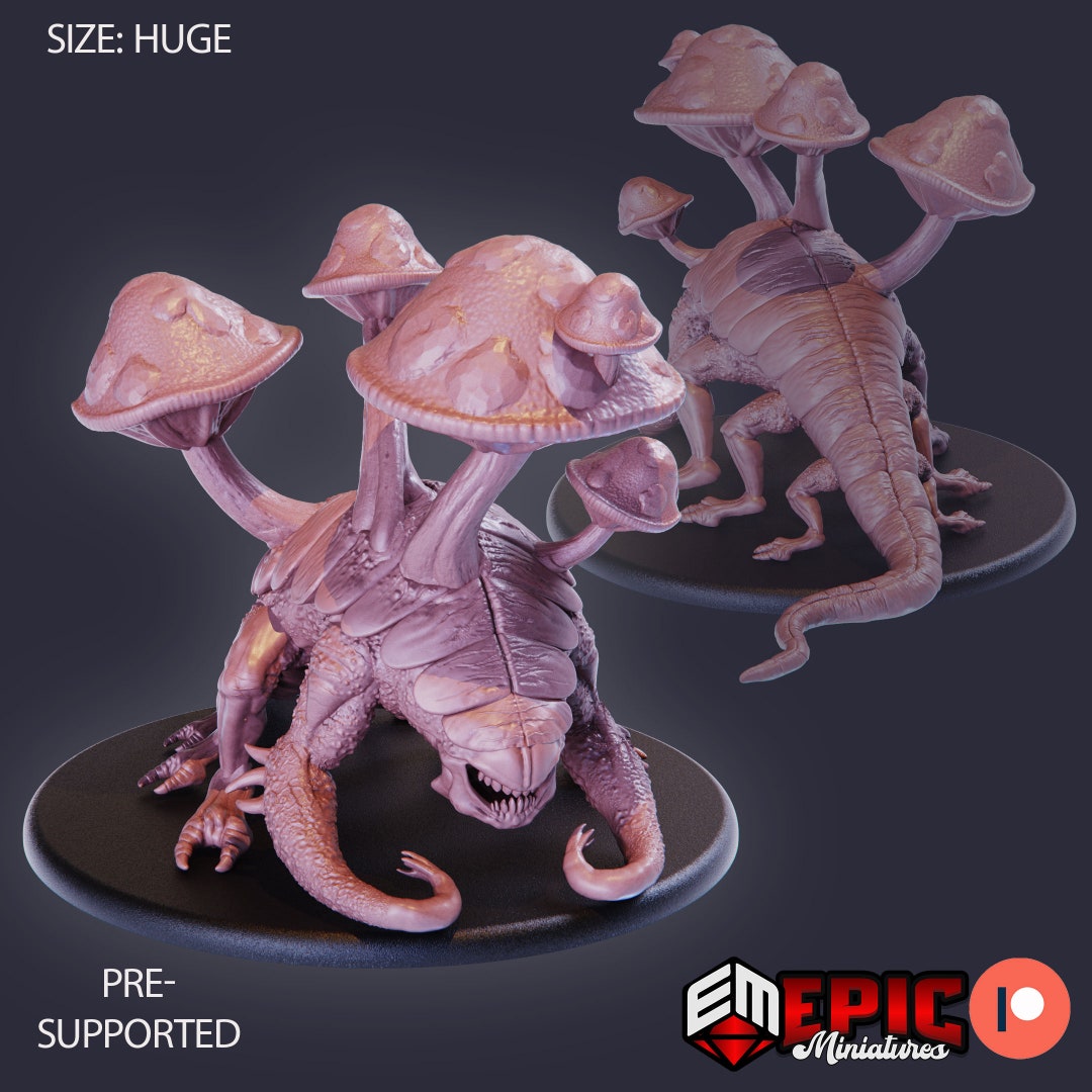 Jungle Creeper Huge Monster 3d Printed D&D Pathfinder Role Playing ...