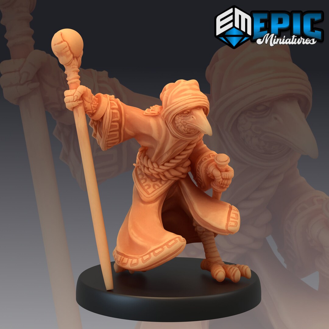 Kenku Medium NPC 3d Printed D&D Pathfinder Role Playing Tabletop Epic ...