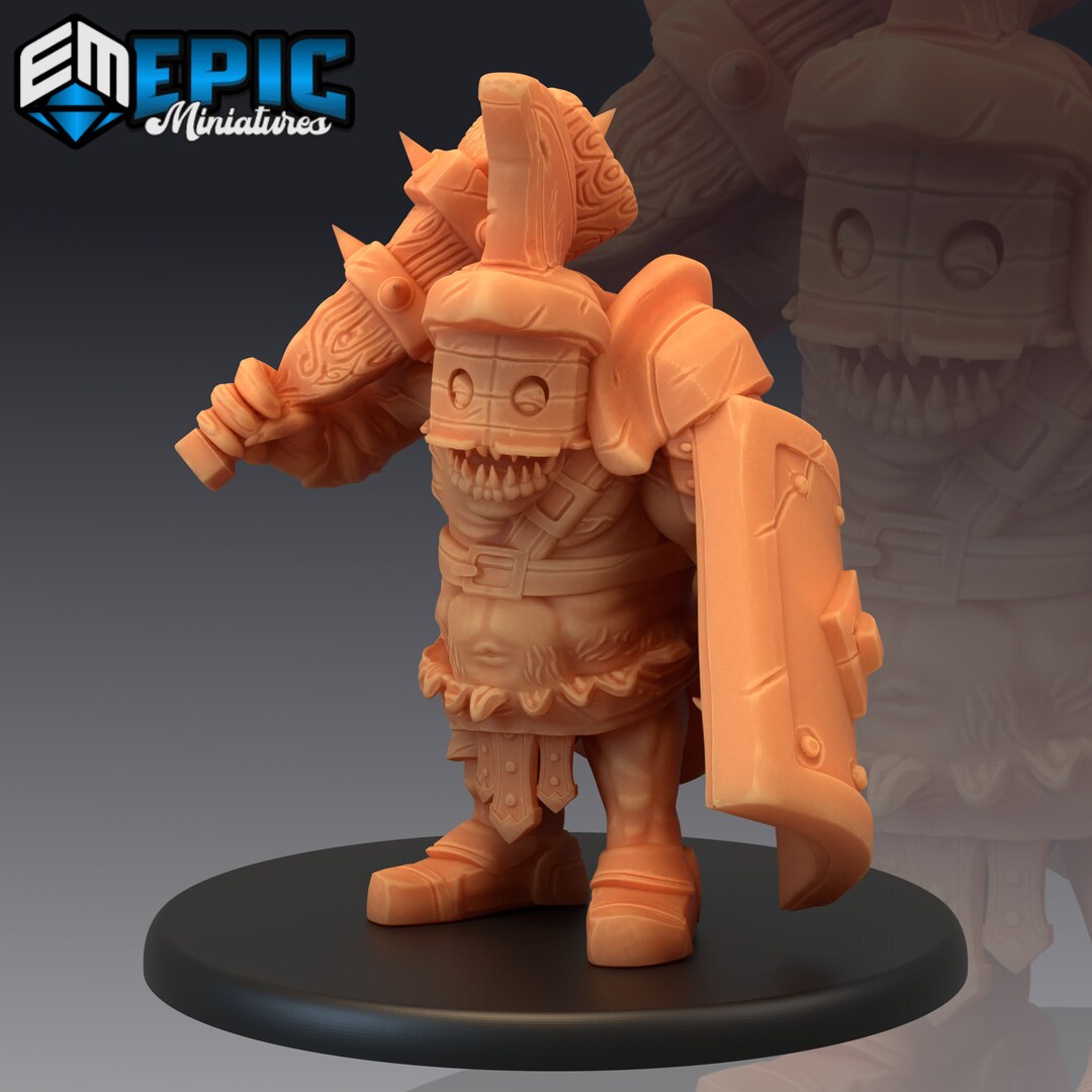 Ogre Gladiator Large NPC 3d Printed D&D Pathfinder - Etsy