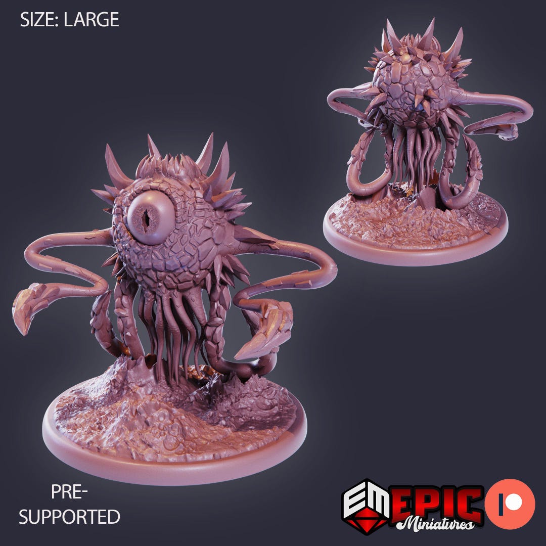 Magma Tyrant | Large Monster | 3d Printed | D&D | Pathfinder | Role ...