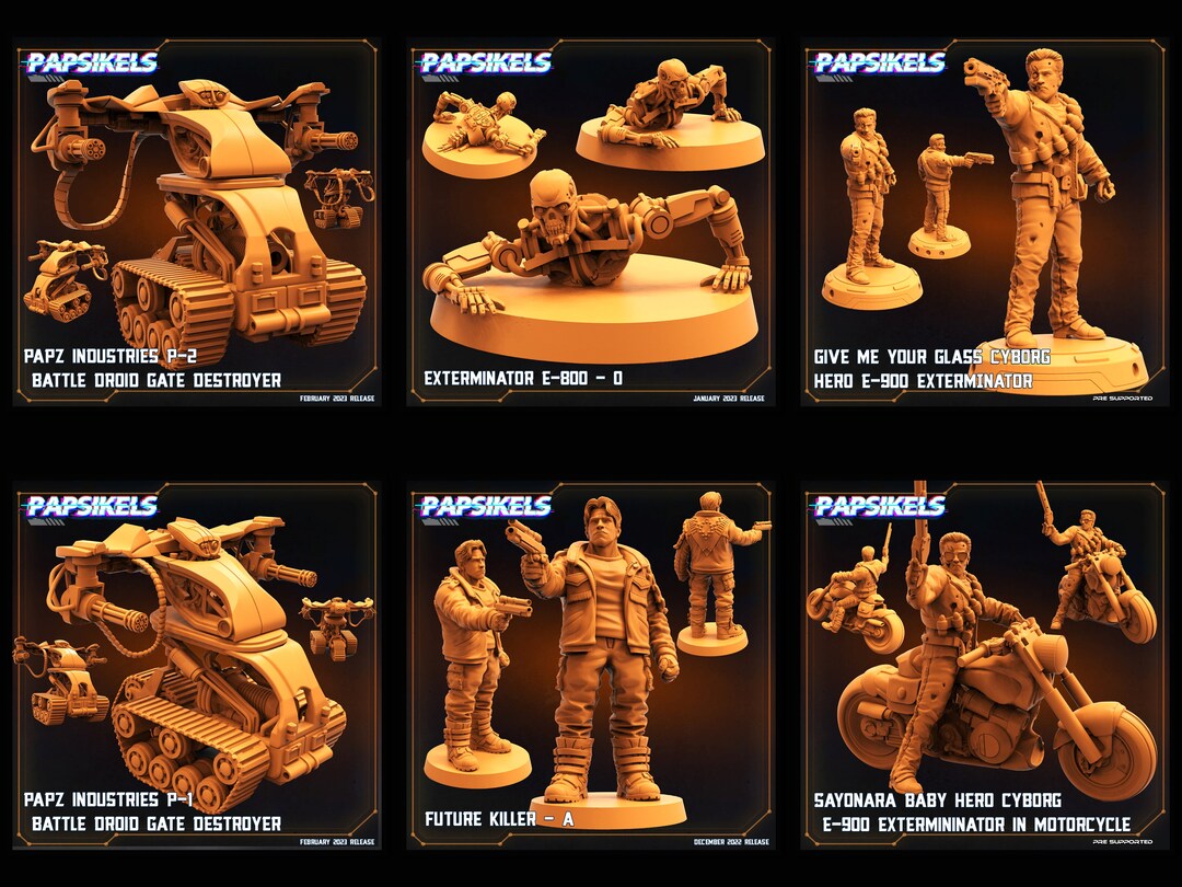 Human Machine Uprising 2 Medium NPC Wargaming TTRPG Skirmish Tabletop ...