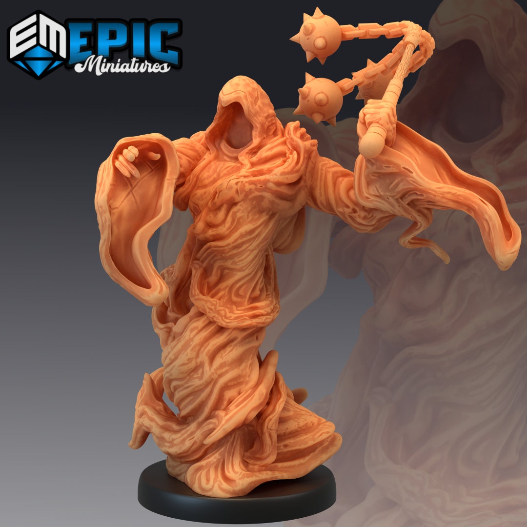 Wraith Undead Medium Monster 3d Printed D&D Pathfinder Role Playing ...