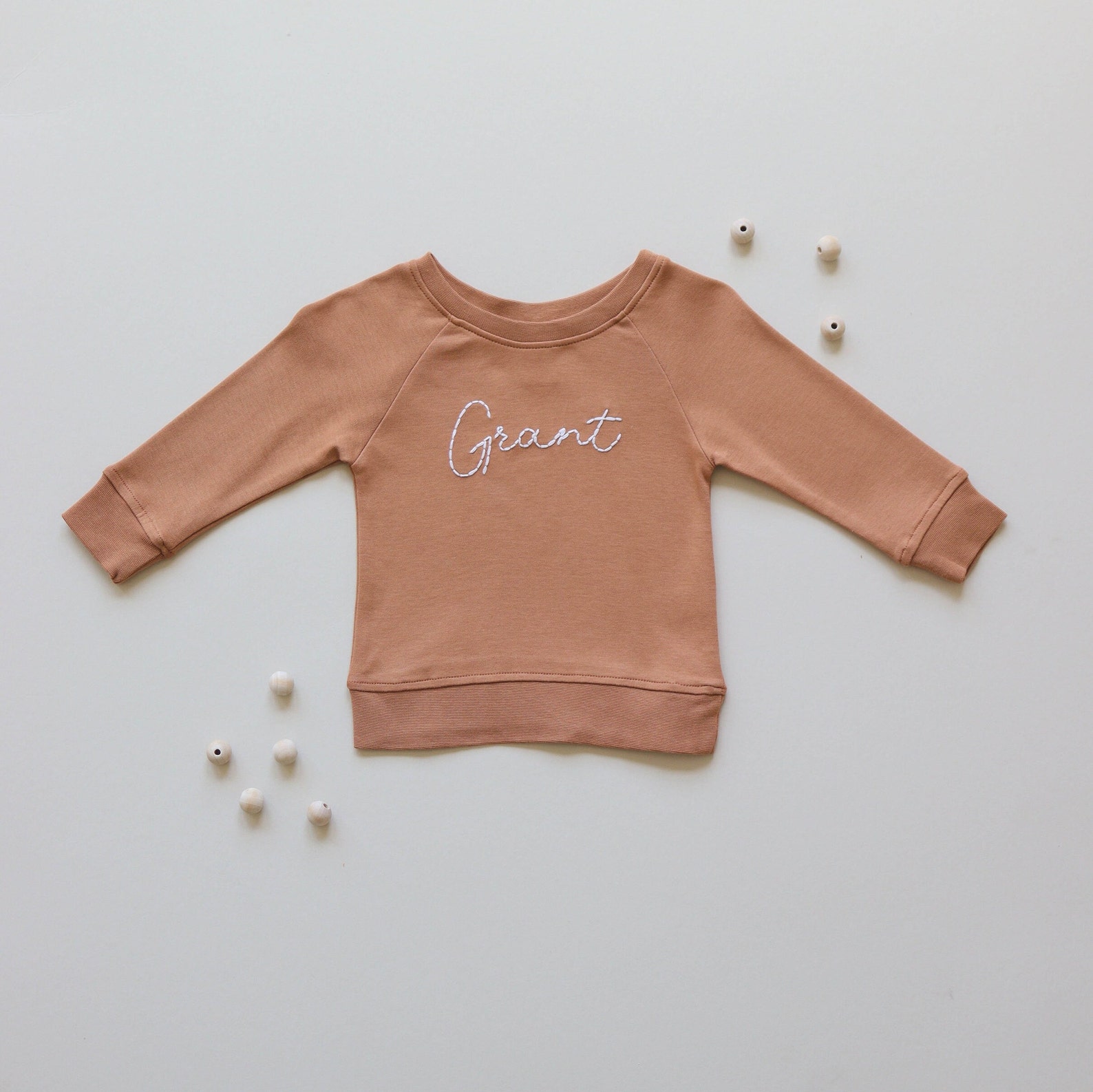 Custom Hand-embroidered Baby Pullover - Etsy