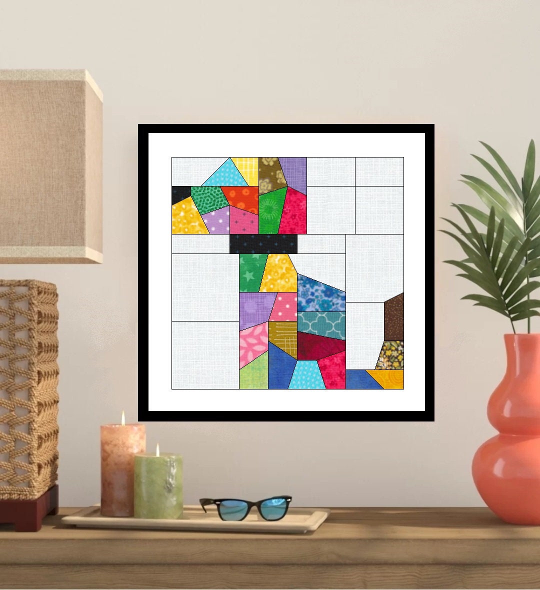 Crazy Dog EPP English Paper Piecing Block -OC209 - Etsy