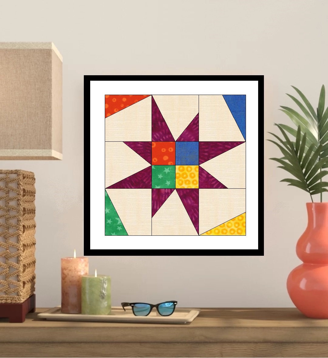 Star Burst EPP English Paper Piecing Block -OC213 - Etsy