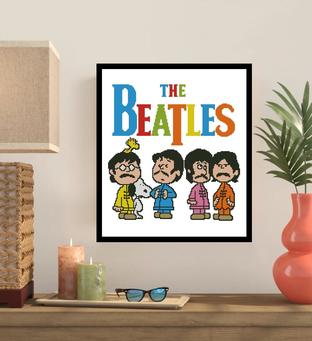 Beatles Cross Stitch Pattern -261 - Etsy