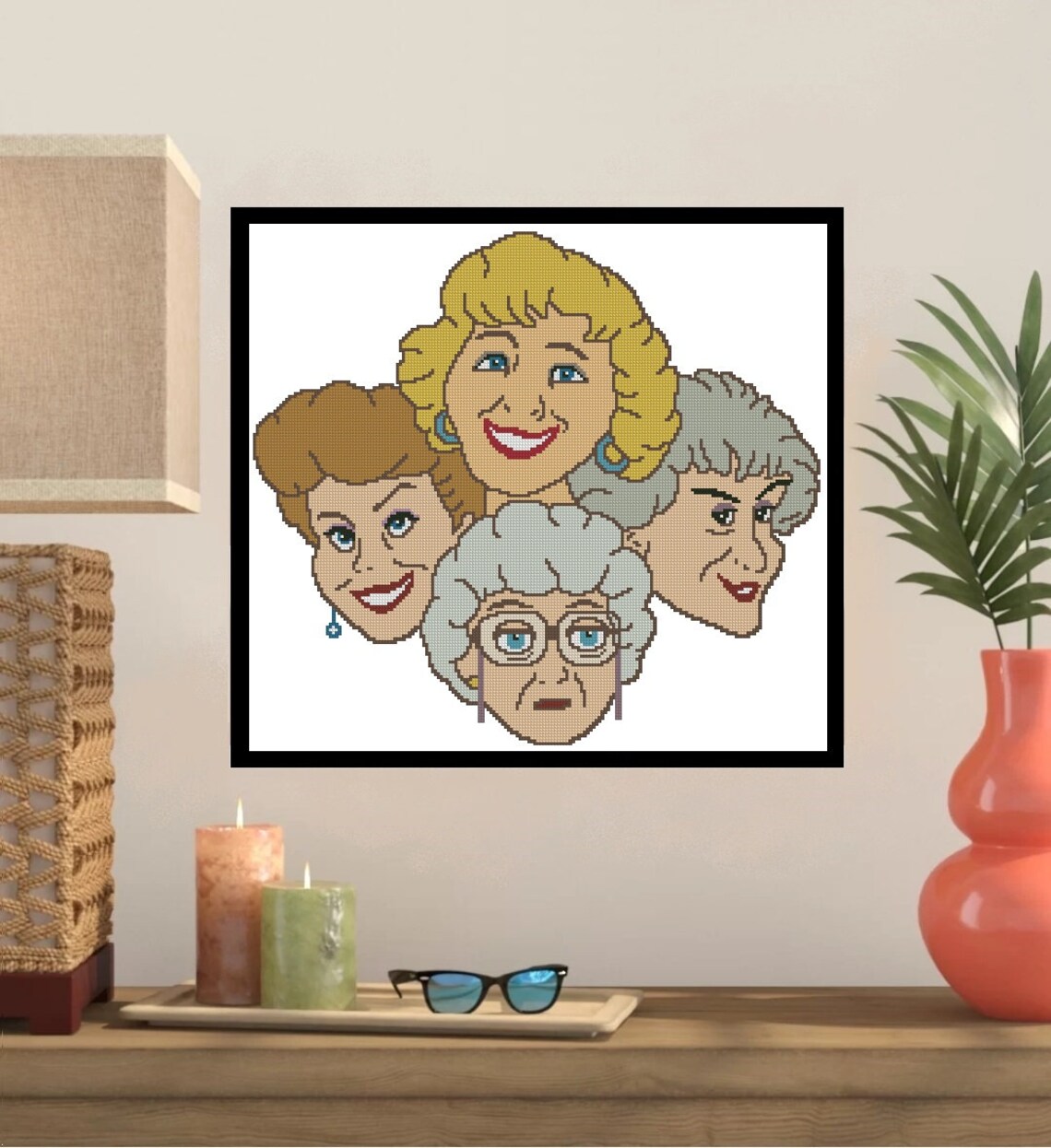 Golden Girls Cross Stitch Pattern -186 - Etsy