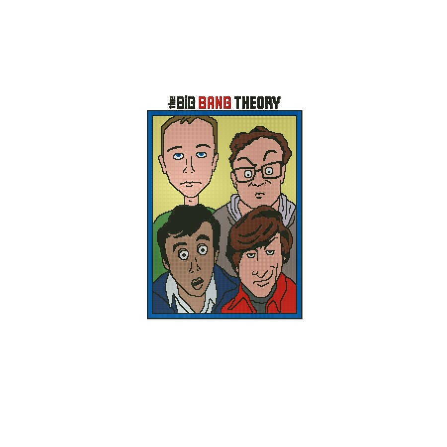 The Big Bang Theory Cross Stitch Pattern 180 - Etsy